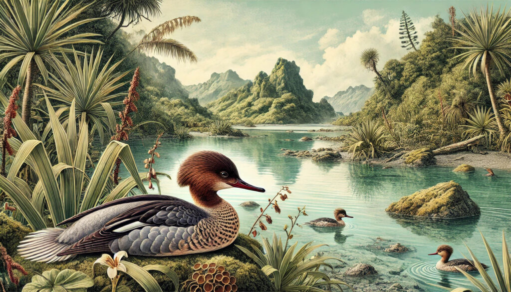 Auckland Islands Merganser - Extinct Animal Encyclopedia