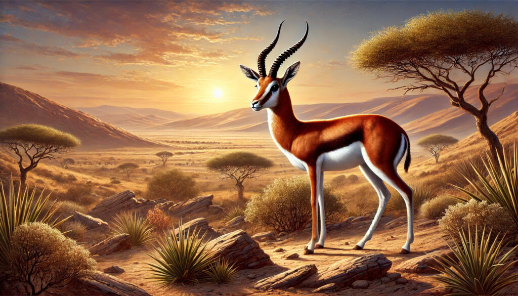 Red Gazelle - Extinct Animal Encyclopedia