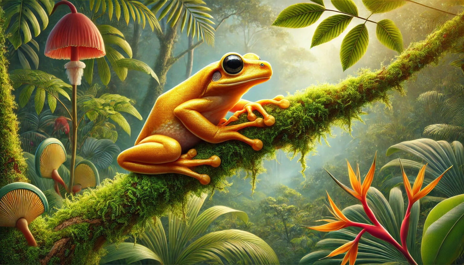 Golden Coquí - Extinct Animal Encyclopedia